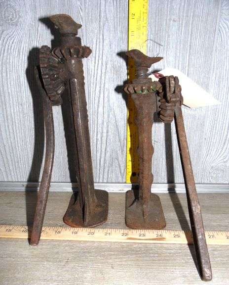 Two Vintage Car Jacks - Dunker Auction