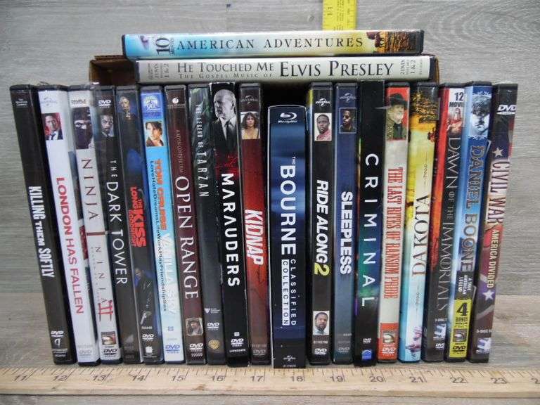DVDs - Various Genres - Dunker Auction