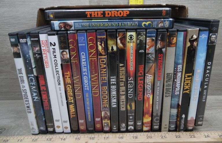 DVDs - Various Genres - Dunker Auction