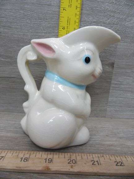 McCoy Pottery Rabbit Pitcher - Dunker Auction