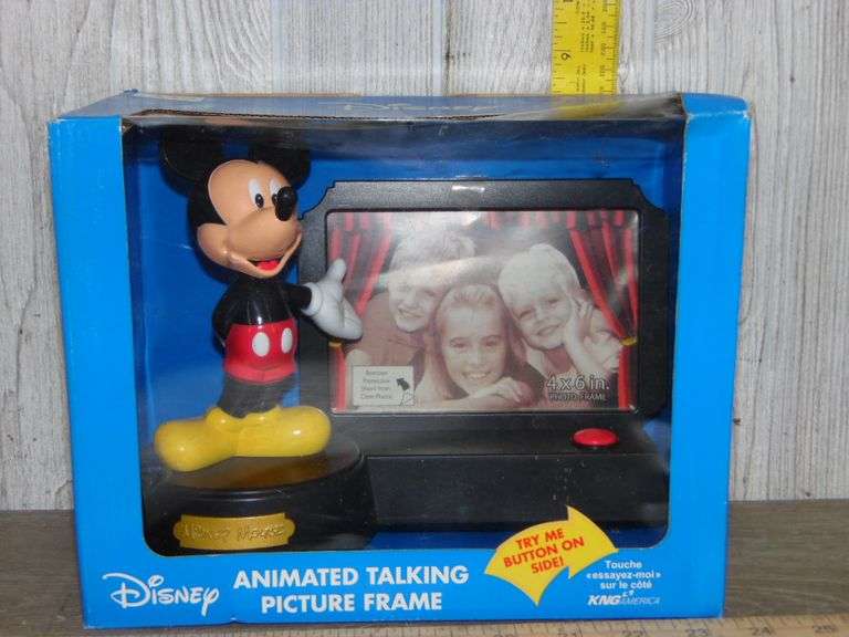 Mickey Animated Talking Picture Frame - Dunker Auction