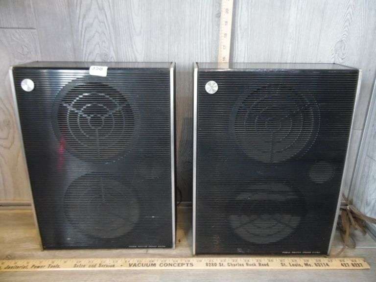 Sony Passive Radiator Speaker System - Dunker Auction