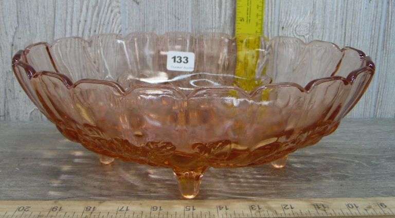Indiana Glass Oval Footed Fruit Bowl - Dunker Auction