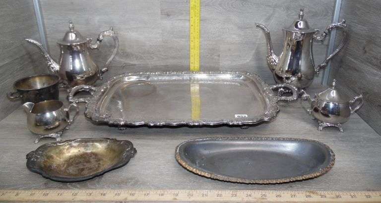 Silver Plate Service - Dunker Auction