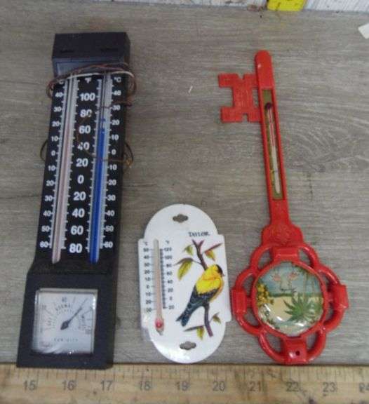 Three Thermometers - Dunker Auction
