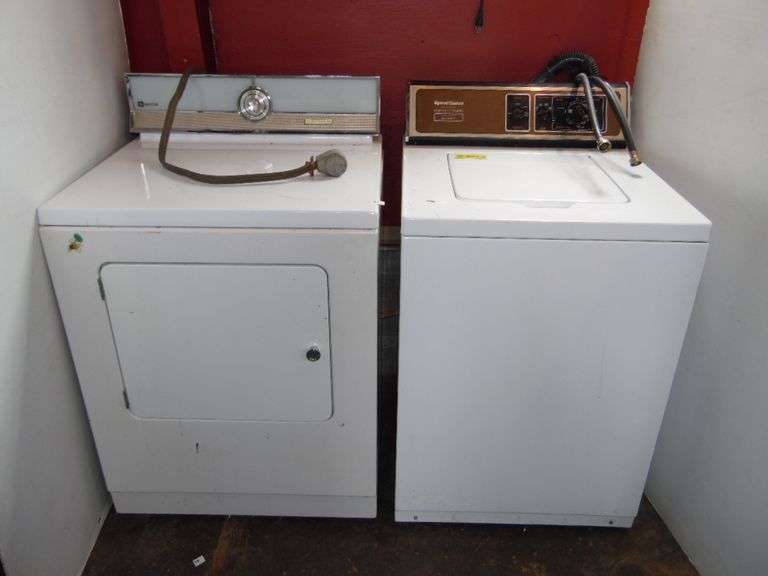 Speed Queen Marathon Washing Machine & Maytag Dryer - Dunker Auction