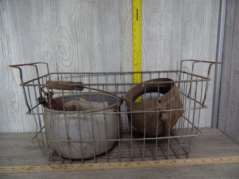 Flue Dampers, Wheels, Elbow Pipe, Freezer Basket - Dunker Auction