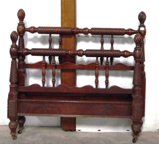 Twin Acorn Bed With Rails - See Description - See Description - Dunker ...
