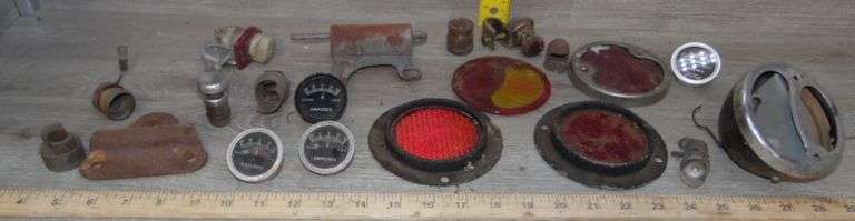 Ford Model A Taillights, Amp Meters and More - Dunker Auction