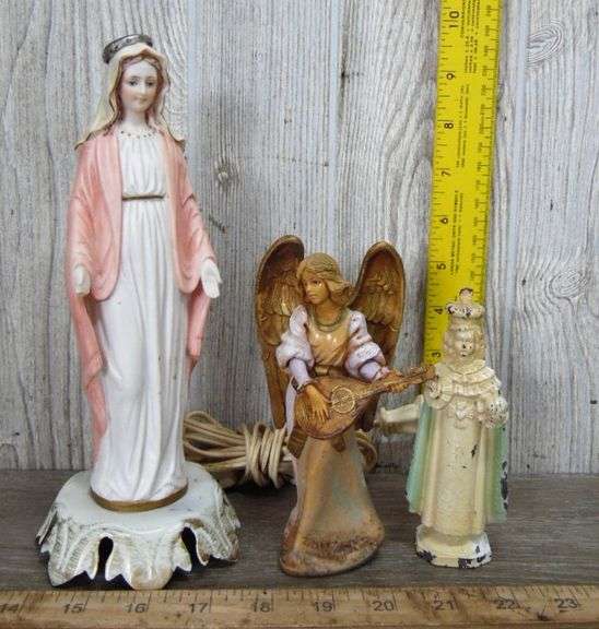 Religious Statues & Angel - Dunker Auction