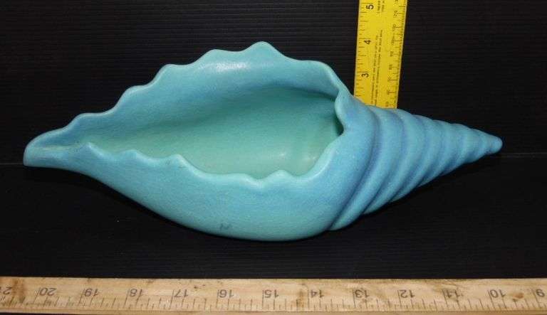 Van Briggle Pottery - Conch Shell - Dunker Auction