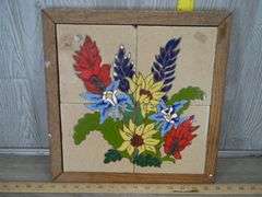 Picture Frames, Tile Art - Dunker Auction