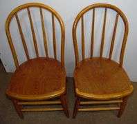 Kitchen Table with Six Chairs 54" x 32" x 30 1/2" - Dunker Auction