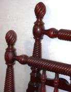 Twin Acorn Bed With Rails - See Description - Dunker Auction