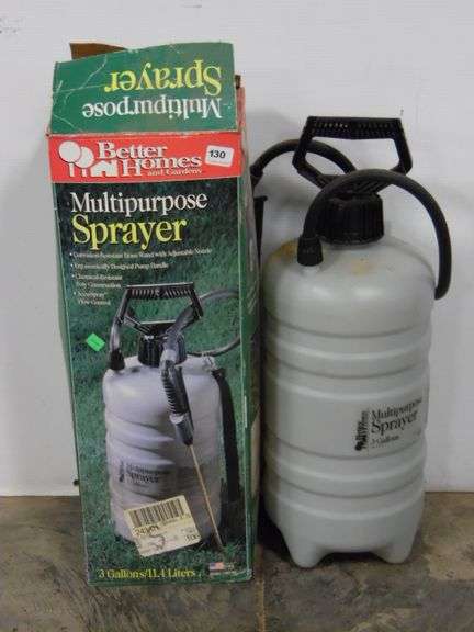 Better Homes & Gardens Multipurpose Sprayer - Dunker Auction