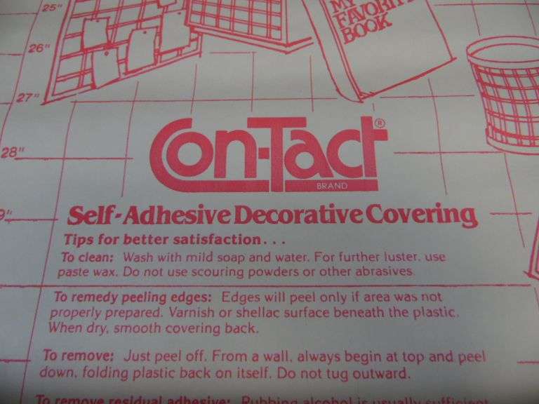 Colored Cellophane, Con-Tact Paper & Tissue Paper - Dunker Auction