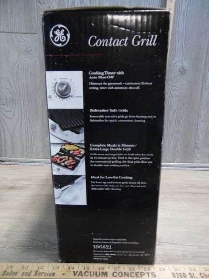 GE Contact Grill - Dunker Auction