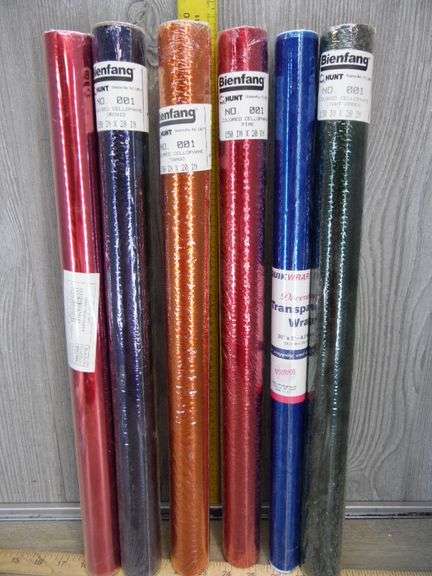Colored Cellophane, Con-Tact Paper & Tissue Paper - Dunker Auction