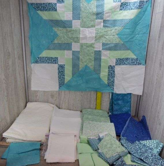 Material & Quilt Square - Dunker Auction