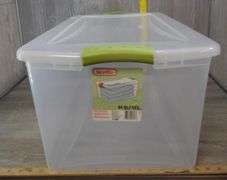 Two Storage Totes With Lids - Dunker Auction