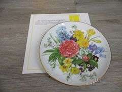 Flower Collector Plates - Dunker Auction