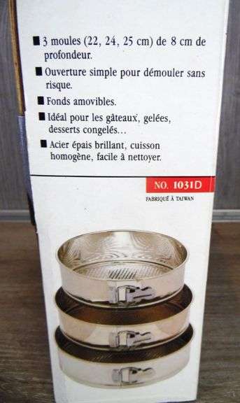 Springform Baking Pan Set, Pineapple Upside Down Cake Pan - Dunker Auction