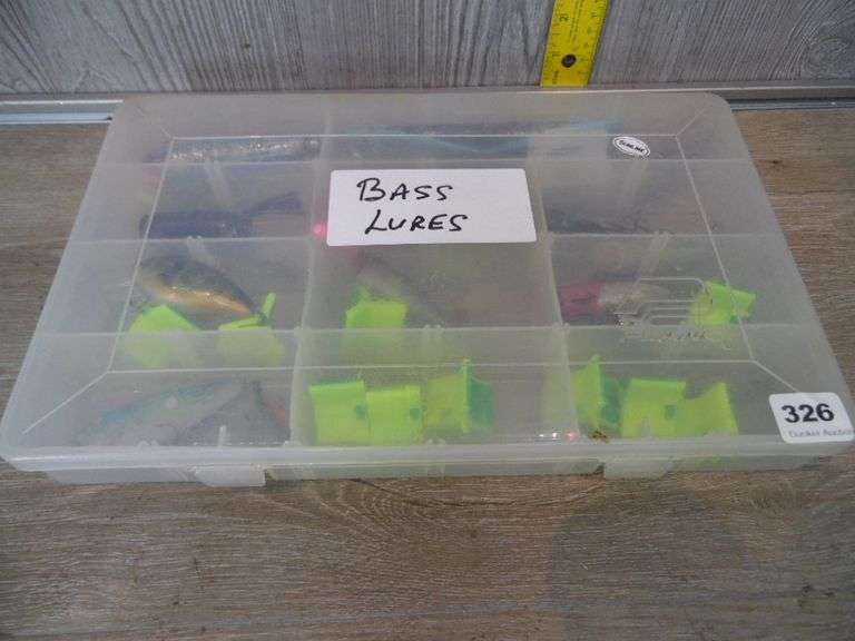 Plano Storage Container With Fishing Lures - Dunker Auction