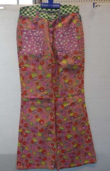 Vintage 1960's Wrangler Peter Max Jeans - Size 7/8 - Dunker Auction