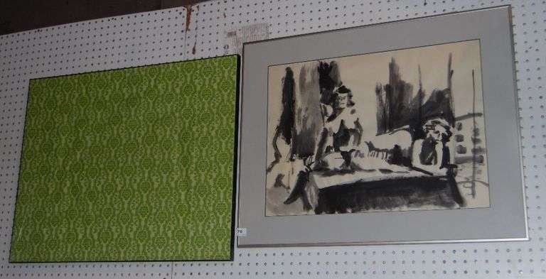 Framed Artwork - Dunker Auction