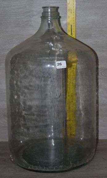 Large Owens Illinois Glass Bottle - Dunker Auction