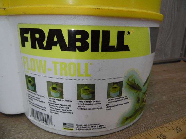 Frabill Flow-Troll Bait Bucket - Dunker Auction