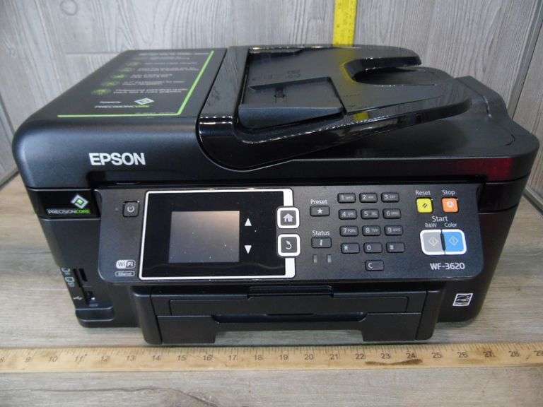 Epson WF-3620 Color Inkjet All-In-One Printer - Dunker Auction