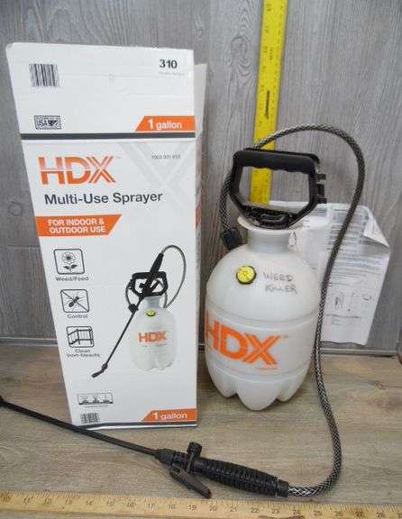 HDX Multi-Use 1 Gallon Sprayer - Dunker Auction