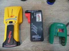 6/12 Volt Circuit Tester, Flashlights, Stud Finder, Battery Testers ...