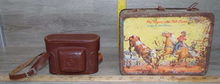 Roy Rogers Lunch Box and Camera - Dunker Auction