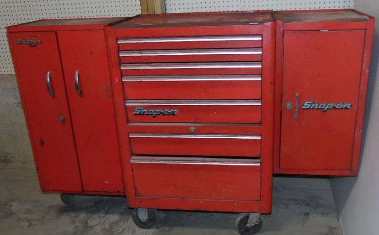 Snap-On Tool Chest w/Side Cabinets - Dunker Auction
