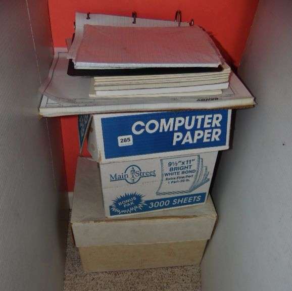 Various Scrap Papers & Notebook Paper - Dunker Auction