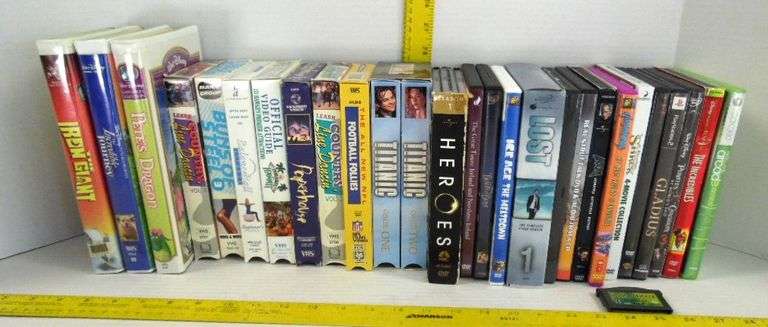 DVDs & VHS - Various Genres - Dunker Auction