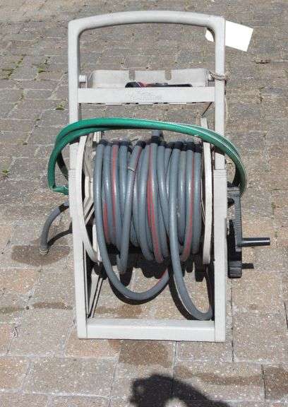 Rolling Hose Storage With Hose - Dunker Auction