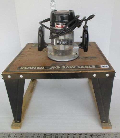 Craftsman Router & Park Router-Jig Saw Table - Dunker Auction