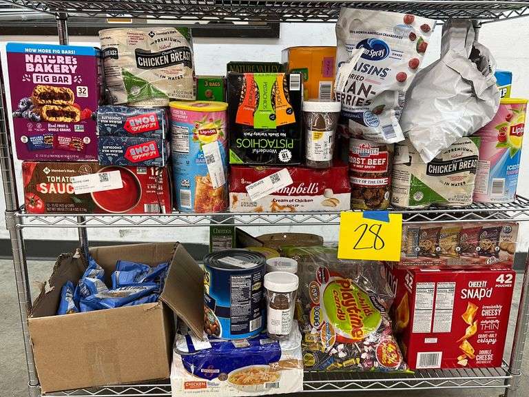 LARGE LOT OF FOOD ITEMS - SEE PHOTOS - Earl's Auction Company