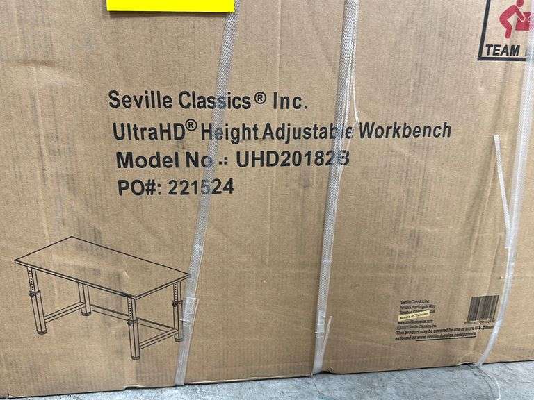 SEVILL ULTRAHD ADJUSTABLE WORKBENCH IN BOX - Earl's Auction Company
