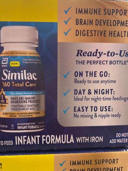3 BOXES OF SIMILAC READY TO USE INFANT FORMULA - Earl's Auction Company