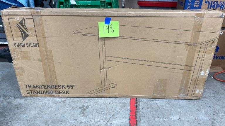 TRANZENDESK 55" STANDING DESK IN BOX - Earl's Auction Company