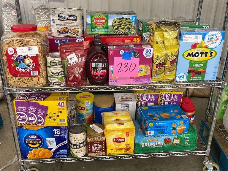 LARGE LOT OF FOOD ITEMS - SEE PHOTOS - Earl's Auction Company