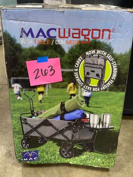 MAC FOLDABLE WAGON IN BOX - Earl's Auction Company