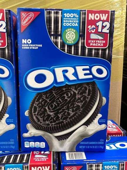 (24) BOXES OF OREO PACKS (12 PACKS PER BOX) - Earl's Auction Company