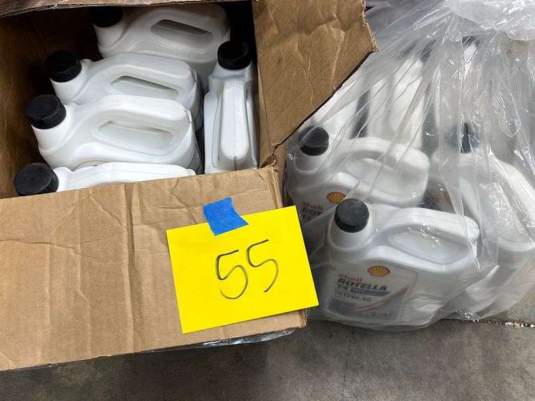 (11) JUGS OF SHELL MOTOR OIL - Earl's Auction Company