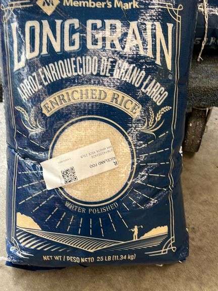 (11) BAGS OF LONGRAIN RICE (25LB PER BAG) - Earl's Auction Company