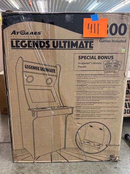 AT GAMES LEGENDS ULTIMATE ARCADE GAME IN BOX - Earl's Auction Company